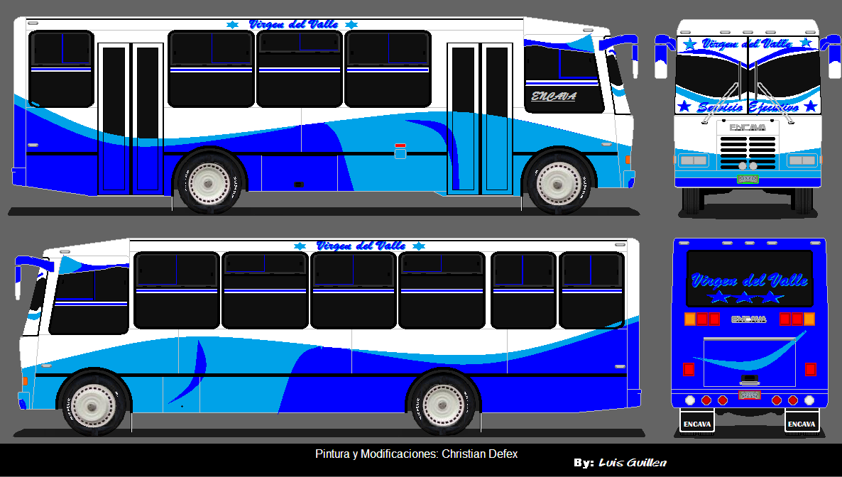 Diseños Autobuses Venezuela: Encavas Pintadas