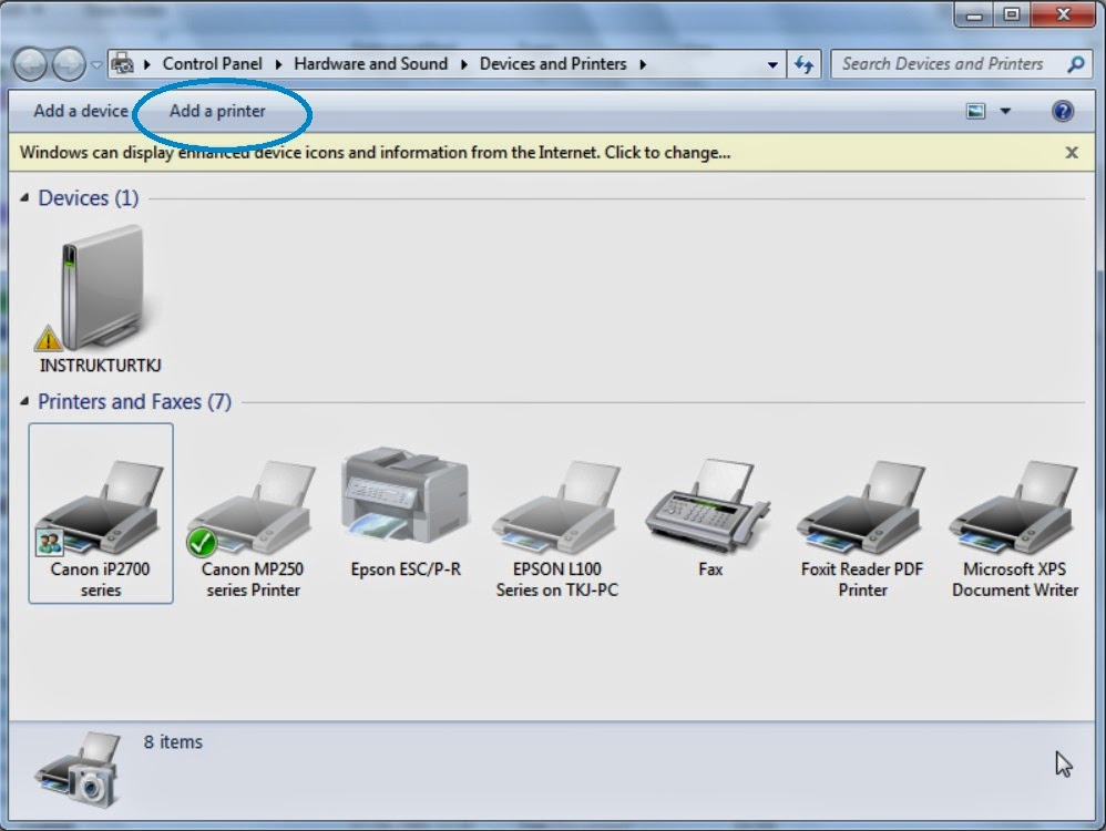 Tutorial Sharing Printer | Computer and Network Engineering