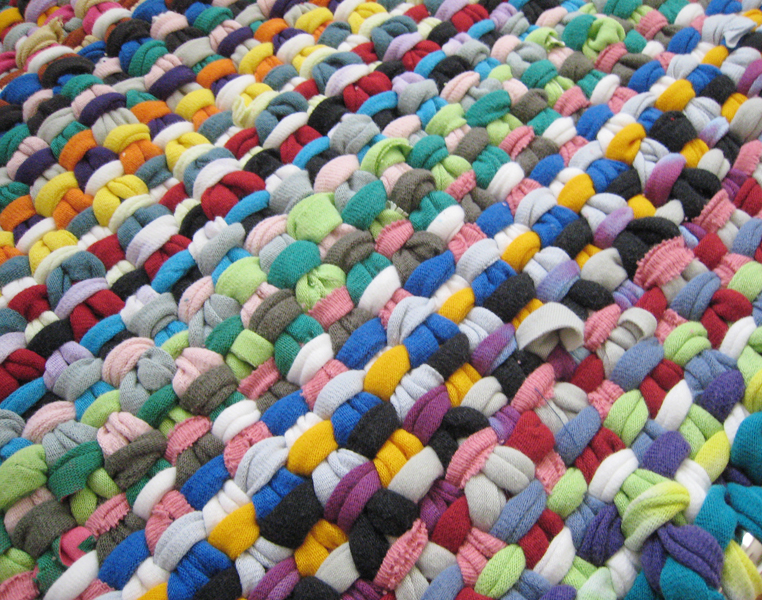 T-shirt Yarn Rug Progress