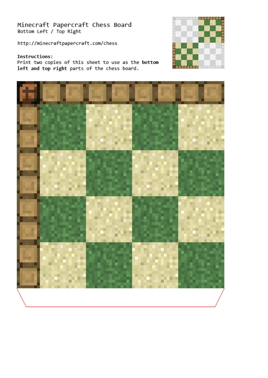 Paper craft México: minecraft papercraft