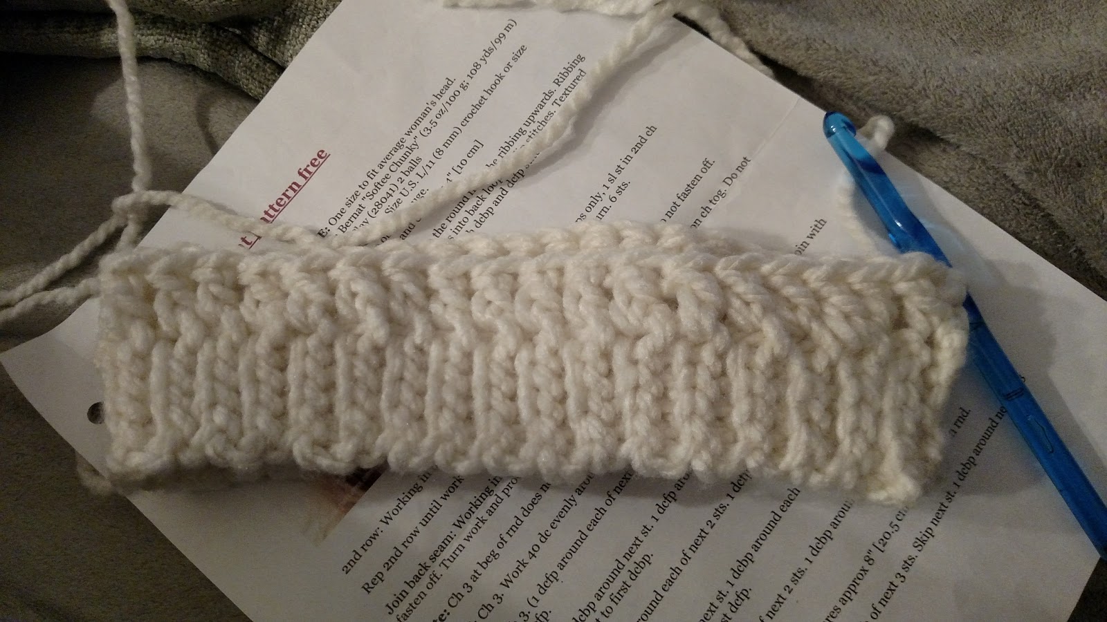 Erin's Crafty Endeavors: Super soft textured poof ball hat