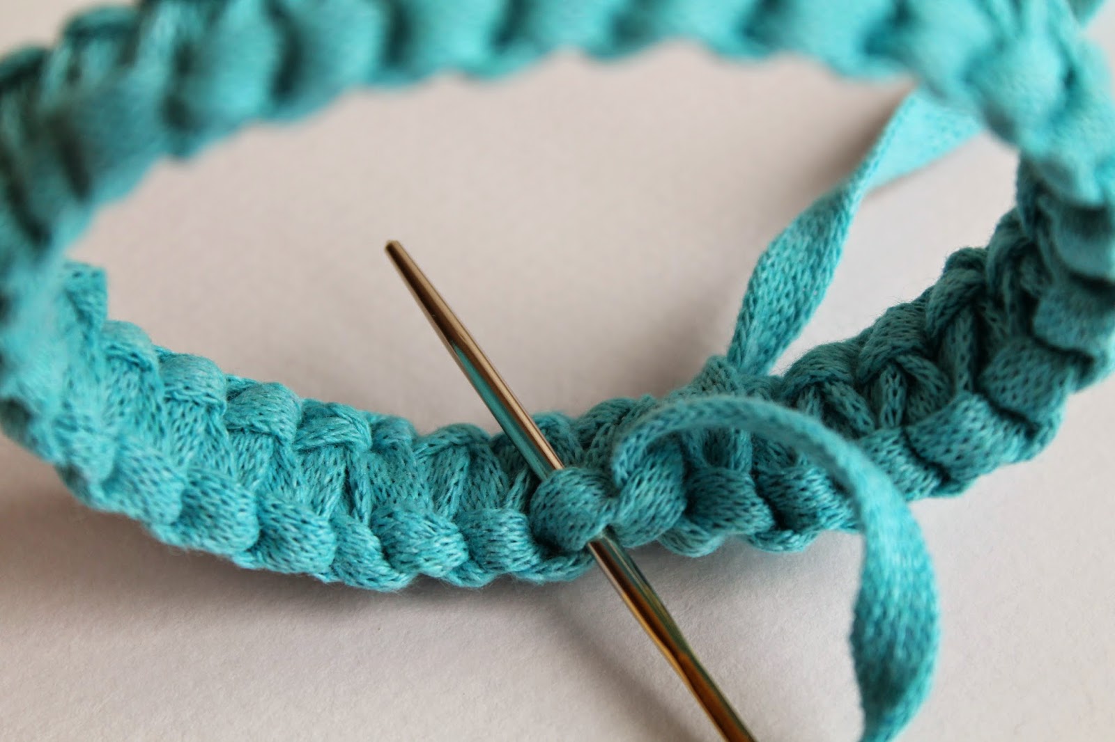 Bracelet Hooked ribbon XL -tuto