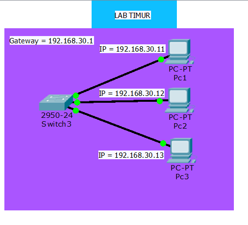groazan: cara konfigurasi 2 switch/lebih dengan 1 router di cisco paket ...