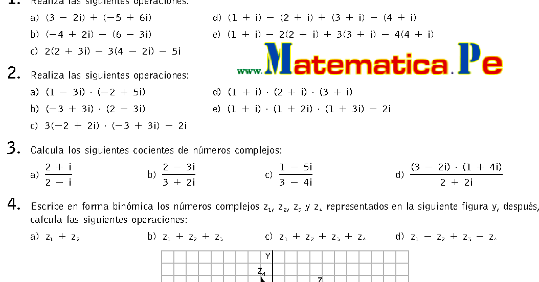NÚMEROS COMPLEJOS EJERCICIOS RESUELTOS MATEMATICAS 1 BACHILLERATO PDF NÚMEROS COMPLEJOS EJERCICIOS RESUELTOS MATEMATICAS 1 BACHILLERATO PDF