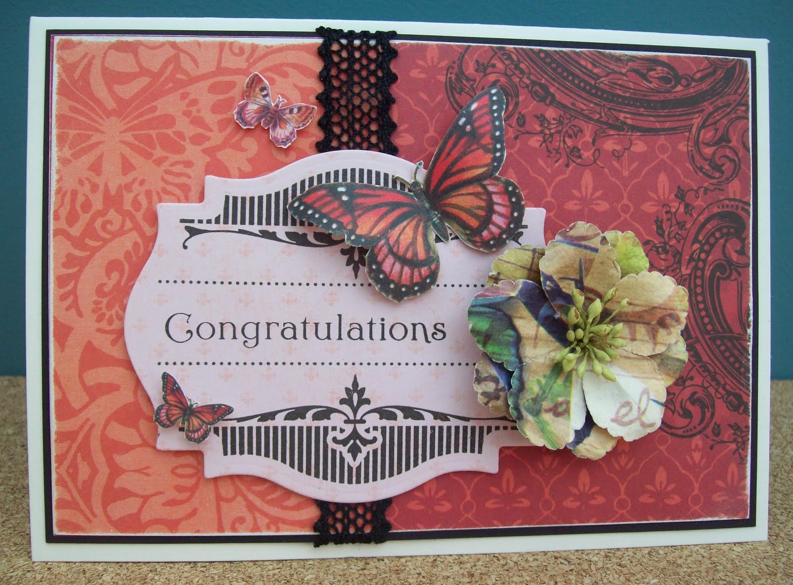 Devlinwhite Designs: Butterfly congratulations...