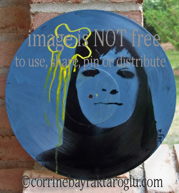 This Art Life in Ahwatukee: Stencil Art on Vinyl Record for fafYES