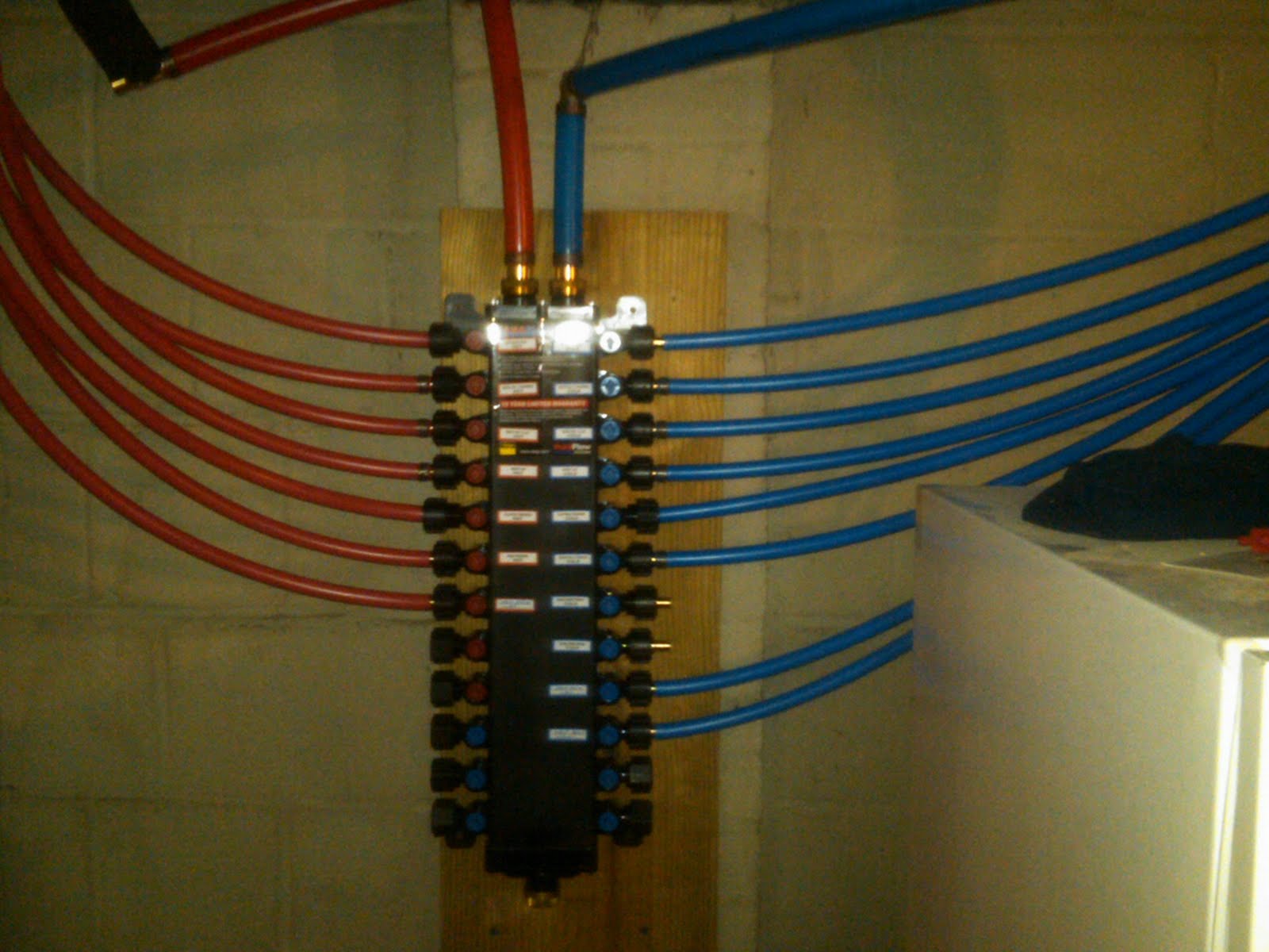 Not Quite a Teardown...: PEX rough-in complete