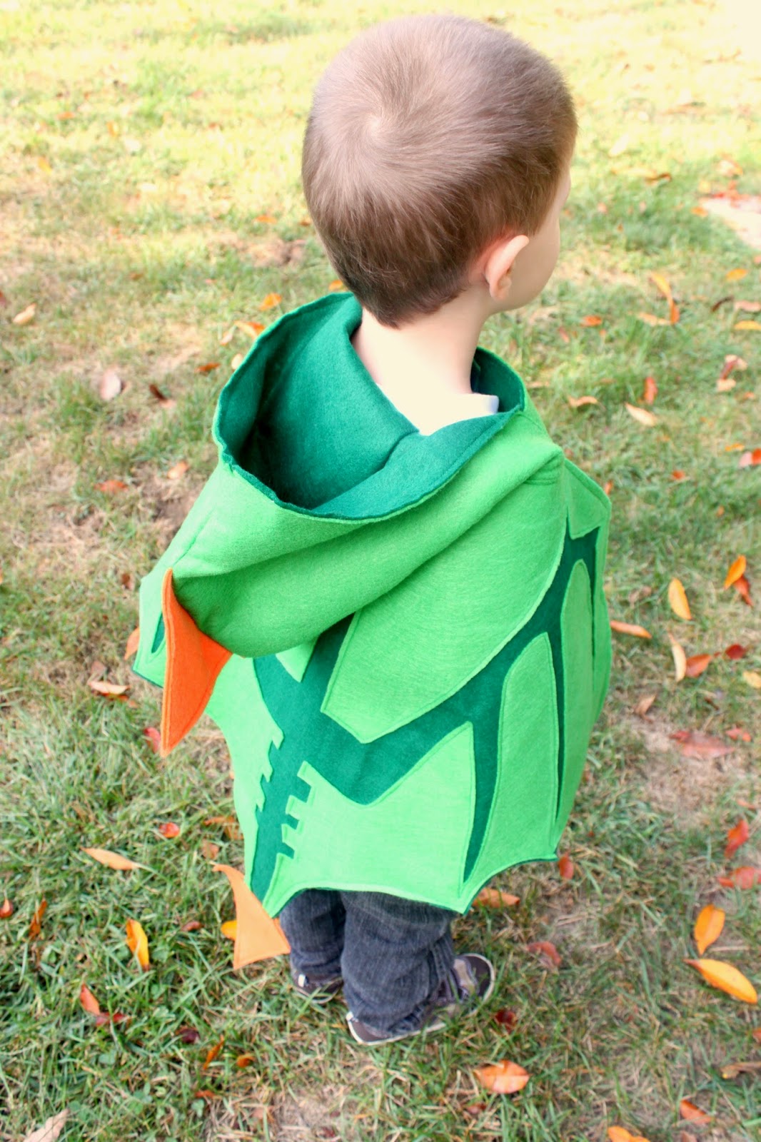 EAT+SLEEP+MAKE: Fall Felt Series: Hooded Dragon Cape