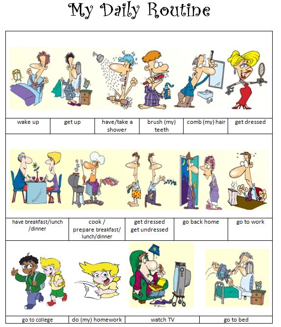 English Level 1: 2. Daily Routines