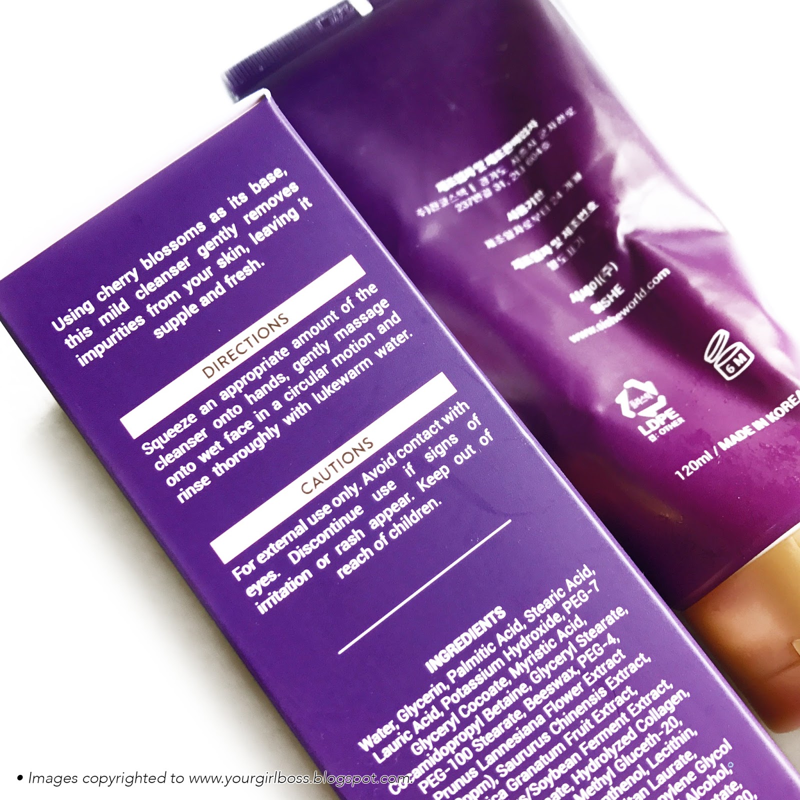 (PR) Sishe Royal Blossom Dewy Cleanser Review - Jean Kuah's Beauty Blog