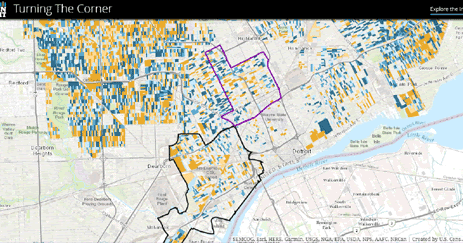 Maps Mania: Gentrification in Detroit