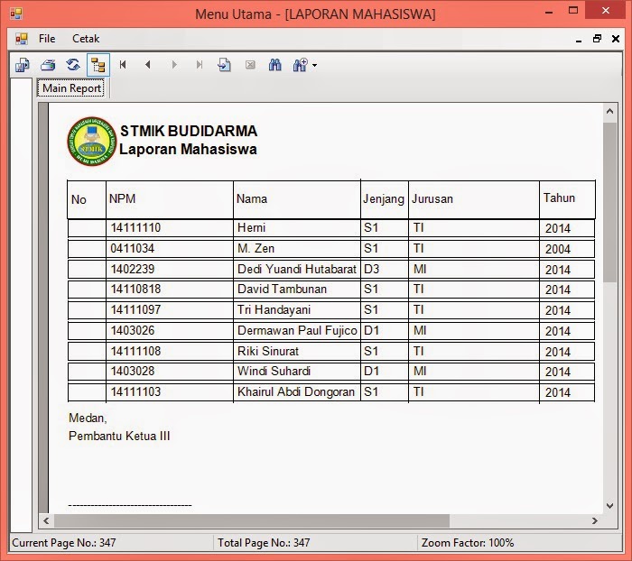 Program Pelatihan Visual Basic Net Database MySQL Dasar Programming Club STMIK Budidarma ...