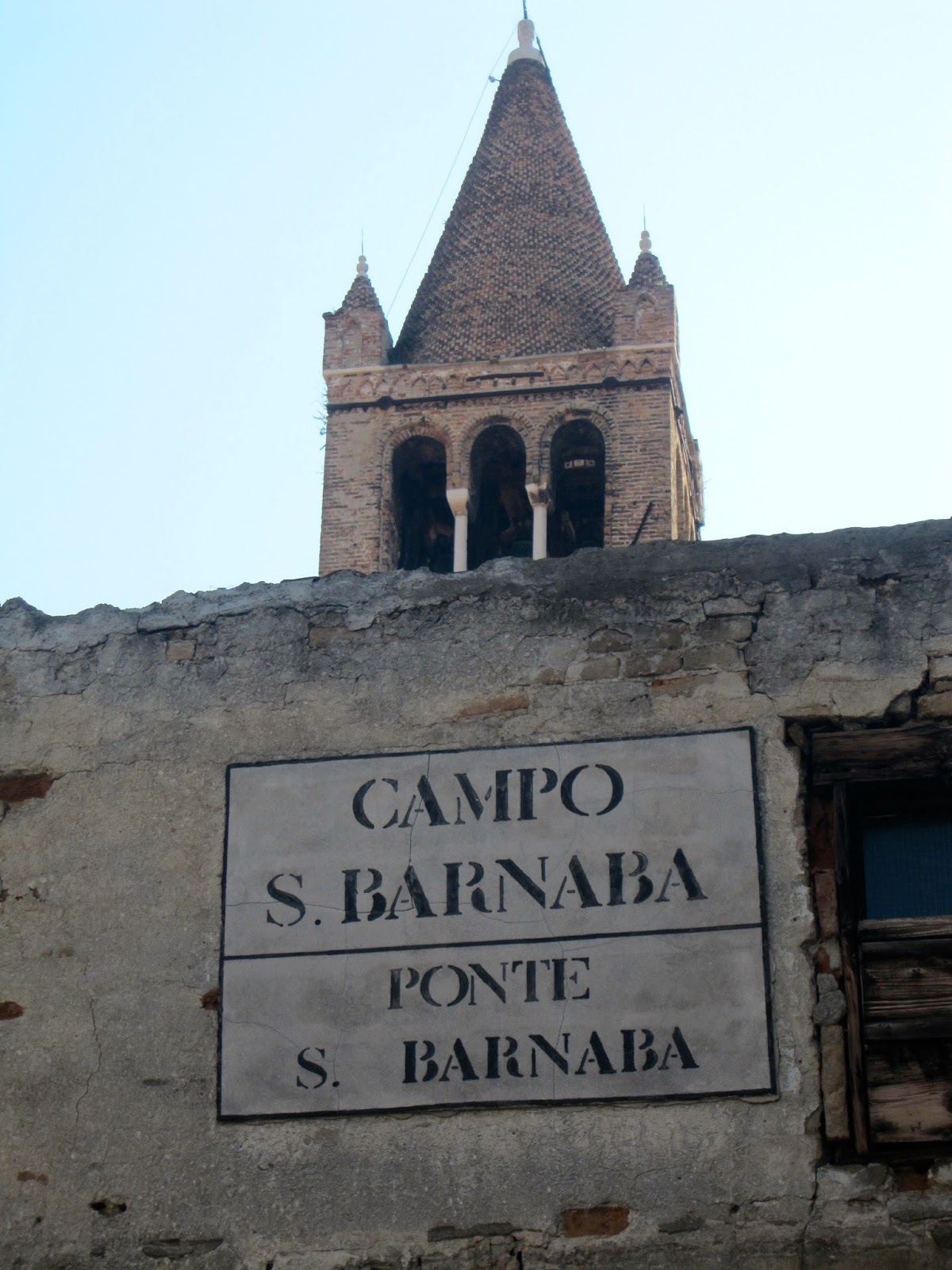 Destination: Fiction: Campo San Barnaba, Venice