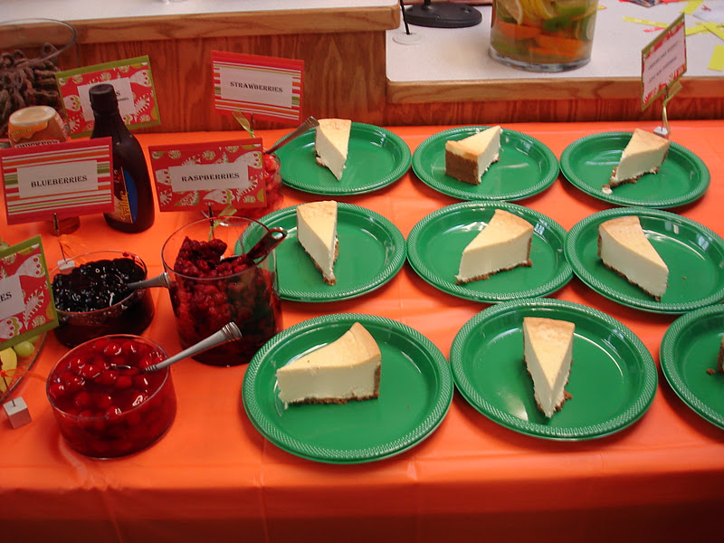 Polka-Dotty Place: Cheesecake Buffet