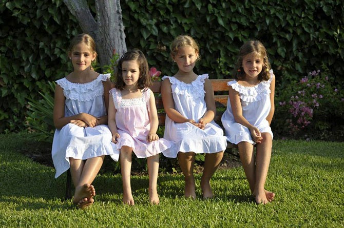 Vestido floral para chicas, Estilo infantil, Camisones