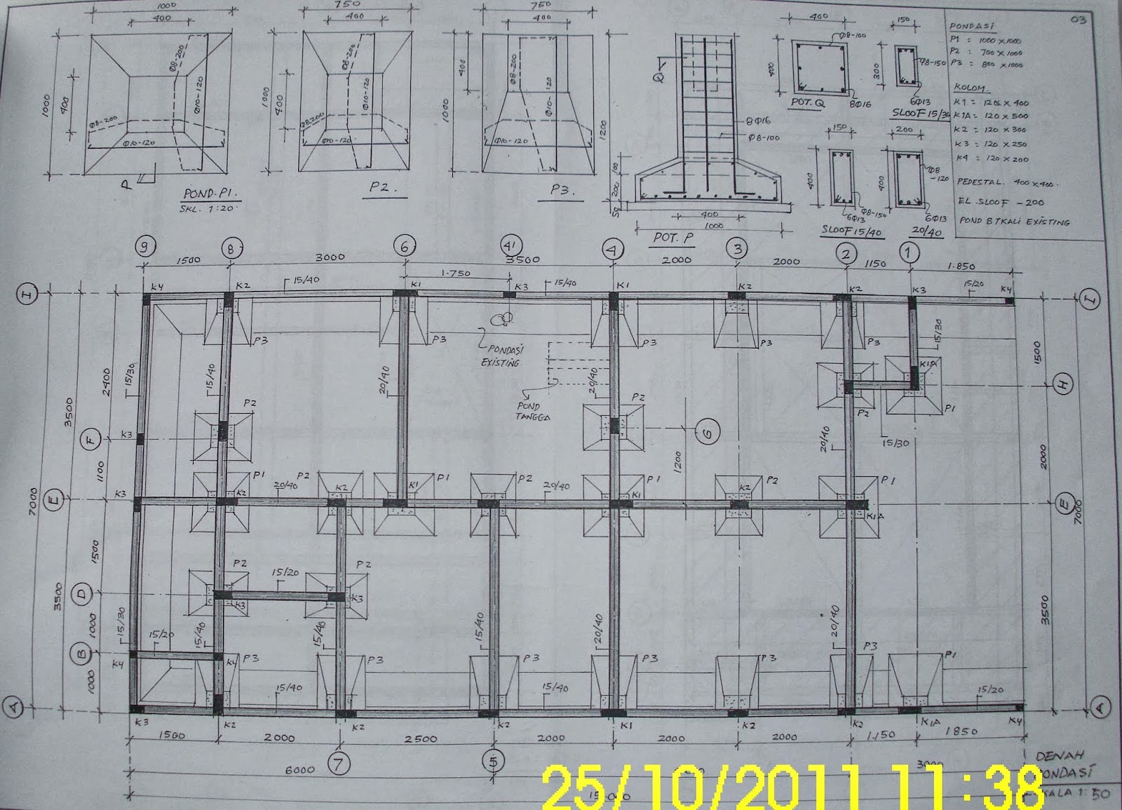 CV. KAS ANDALAN SEJATI: Layout proyek rumah tinggal