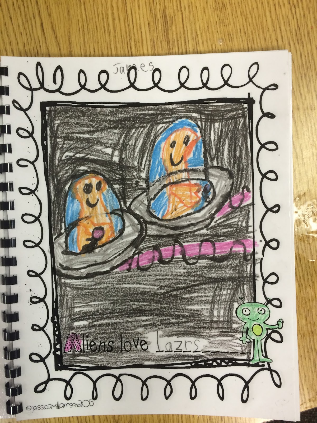 Welcome to Room 36!: Aliens directed drawing