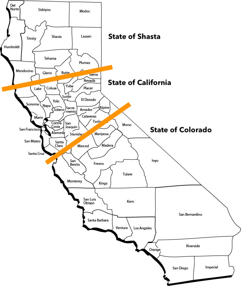 Bear Flag Revolt Map