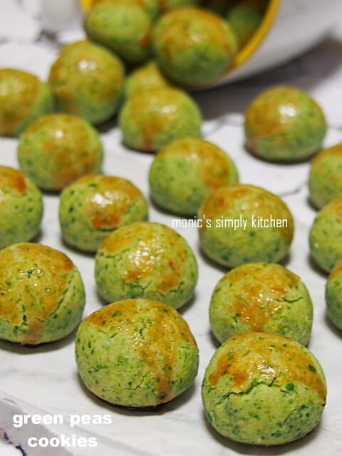 Green Peas Cookies - Monic's Simply Kitchen