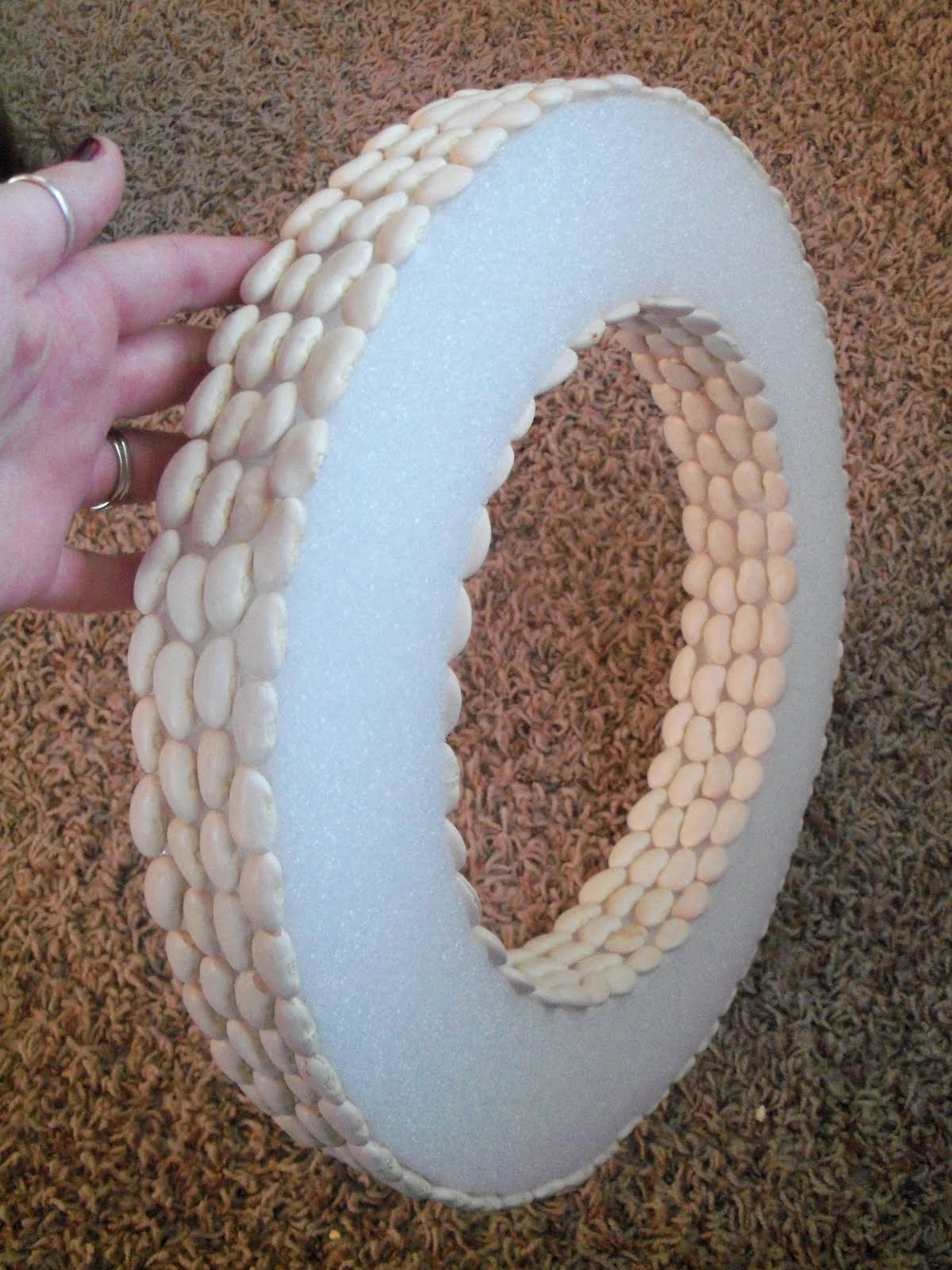 Our Little Life...: Lima Bean Wreath