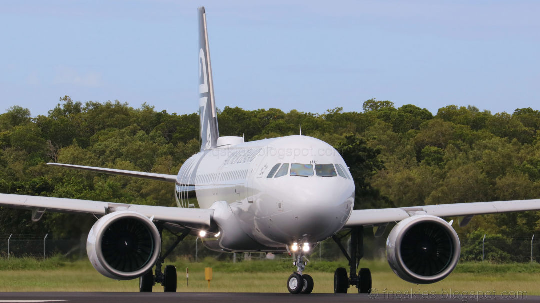 Far North Queensland Skies: Air New Zealand Airbus A320 NEO ZK-NHC ...