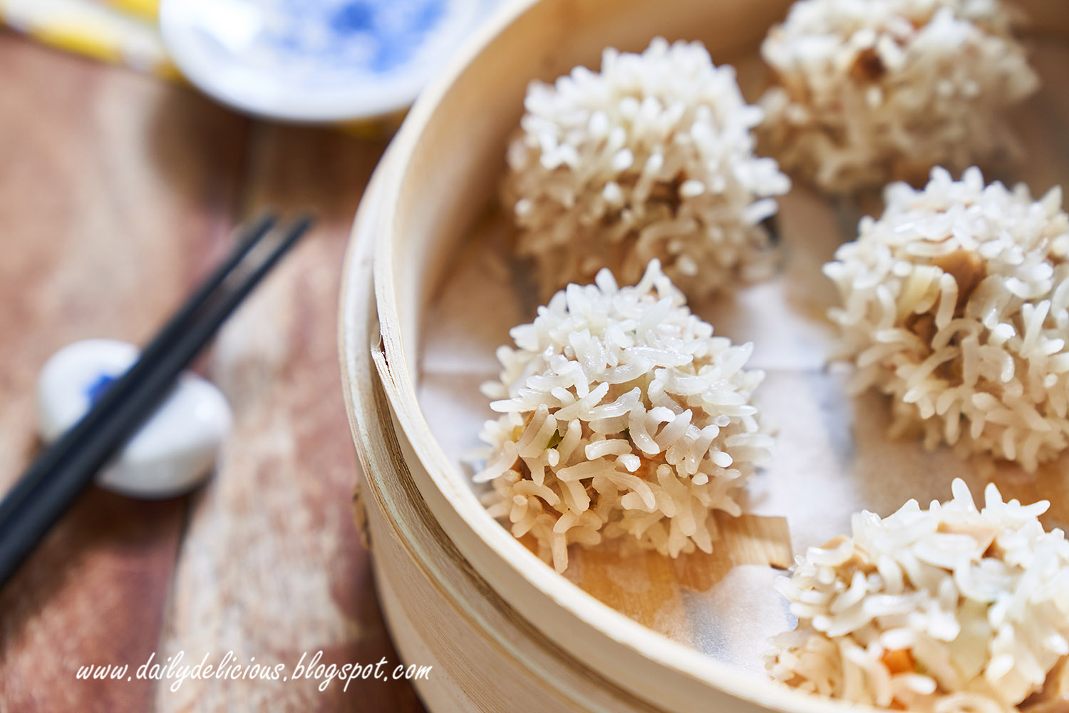 dailydelicious: Pearl Balls ( 珍珠丸子) Meatballs with Sticky Rice