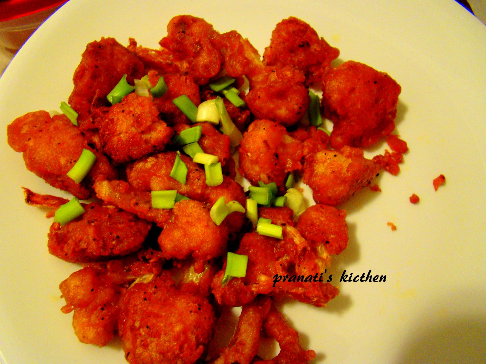 Delicious Recipes 4m Pranati's Kitchen: Gobi Manchurian dry