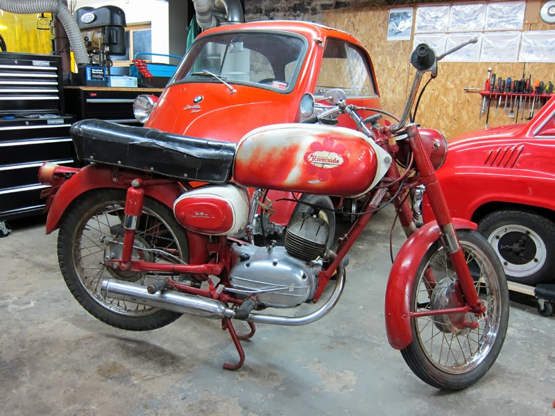 BZ's BMW Isetta 300's: 1967 Wards Riverside 125 (Benelli Cobra)
