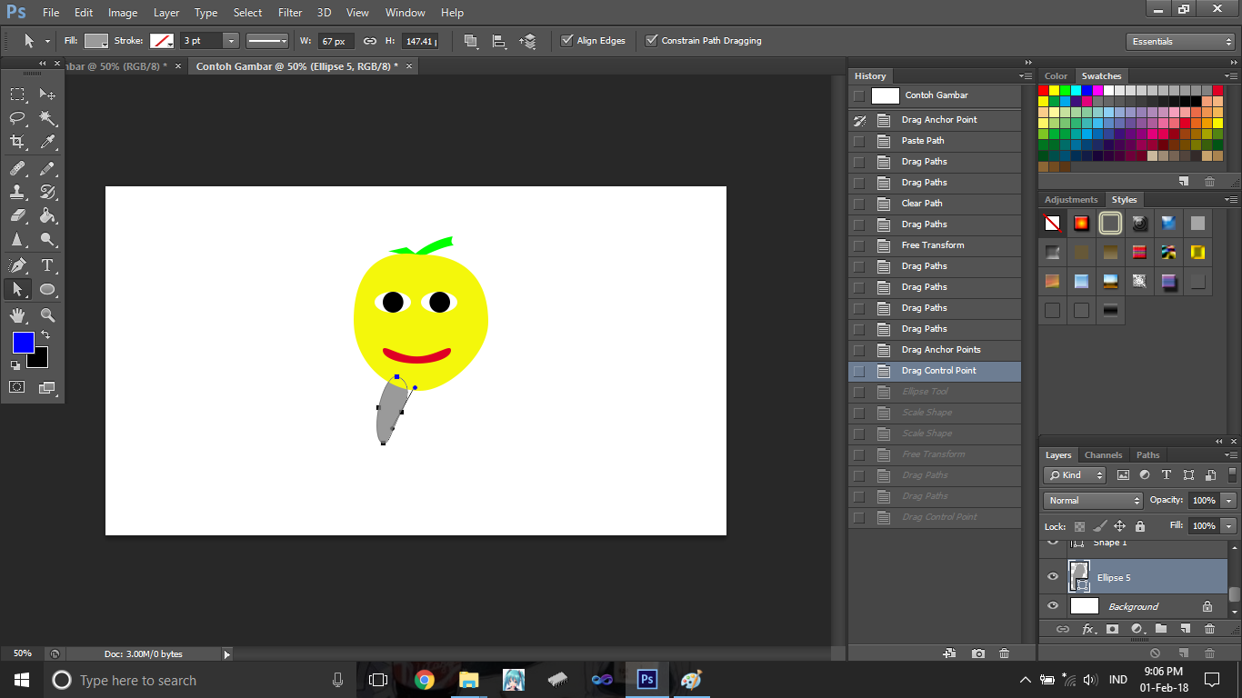 Pengertian Gambar Raster dan contoh membuat Gambar Raster di Photoshop ...