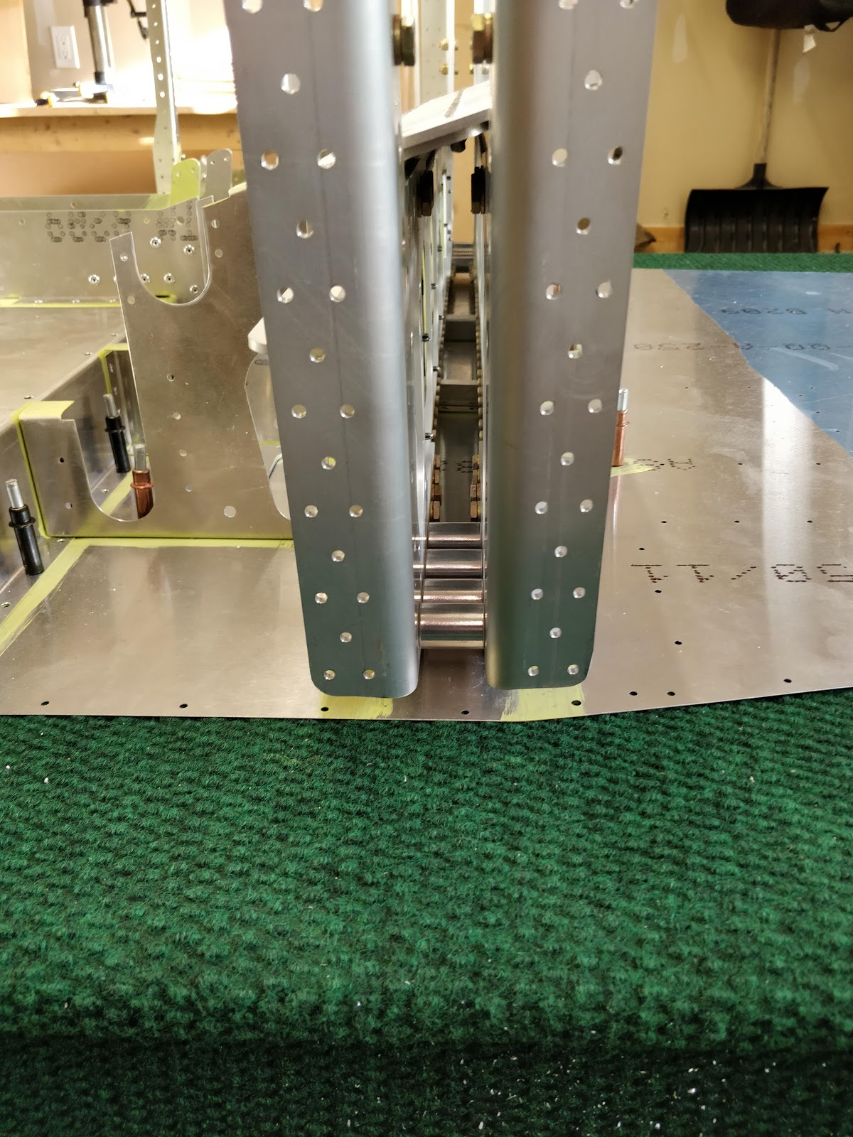 Finally some progress with the main spar carry-through