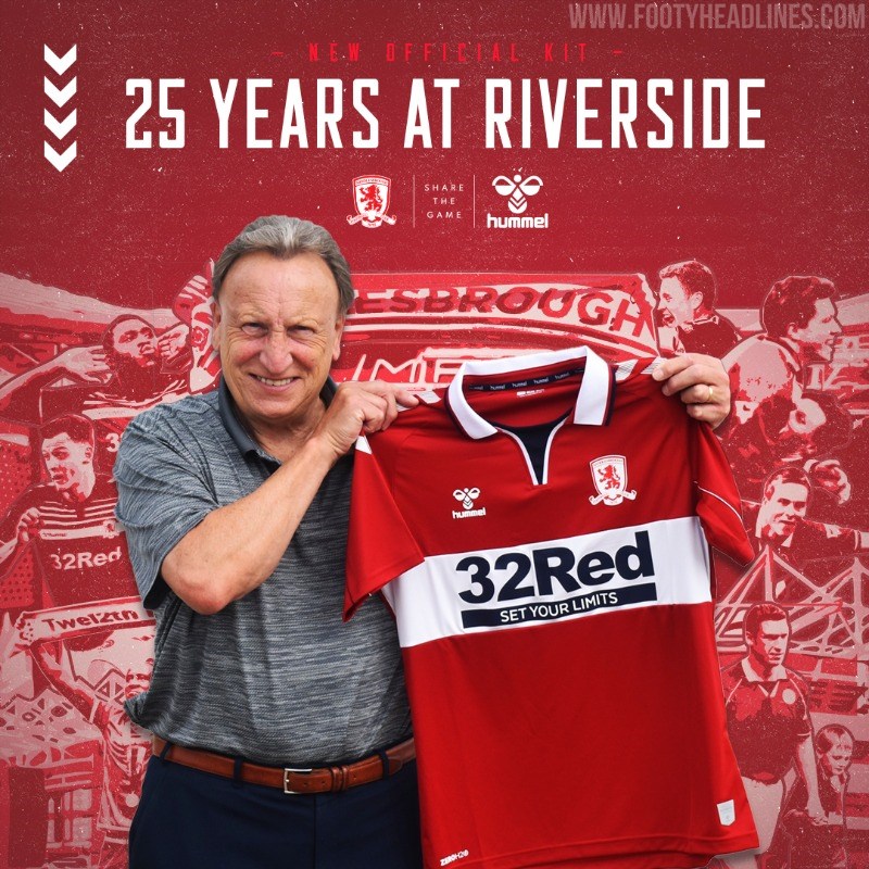 Middlesbrough 20-21 Home & Away Kits Released - Footy Headlines