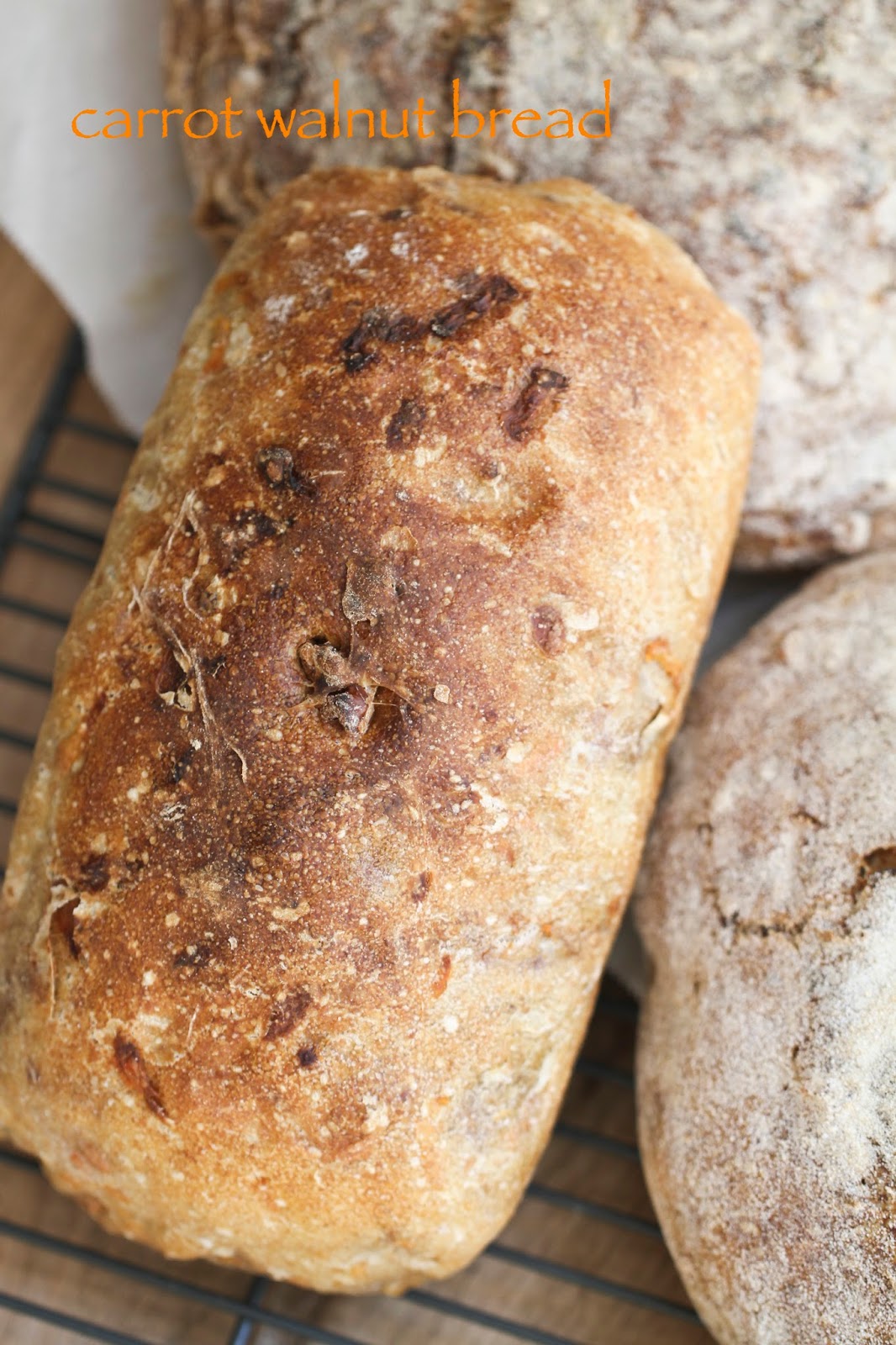 Carrot and Walnut Levain Whole-Wheat Bread - Ever Open Sauce