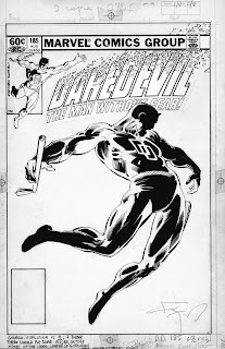 Marvel Comics of the 1980s: 1982 - Anatomy of a cover - Daredevil #185
