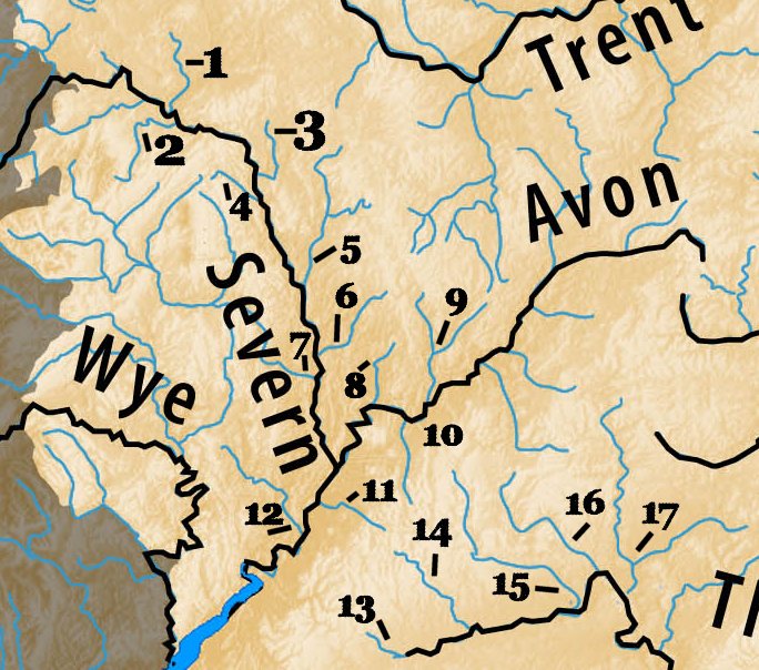 Medieval: Rivers - Major Rivers of England