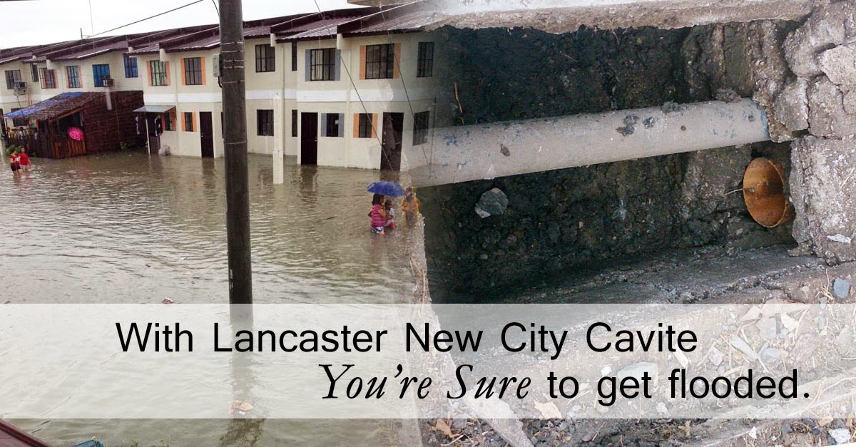Lancaster Residences Imus Homeowners: Substandard Drainage System in ...