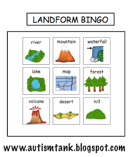 Autism Tank: Product Preview: Landforms Science Unit