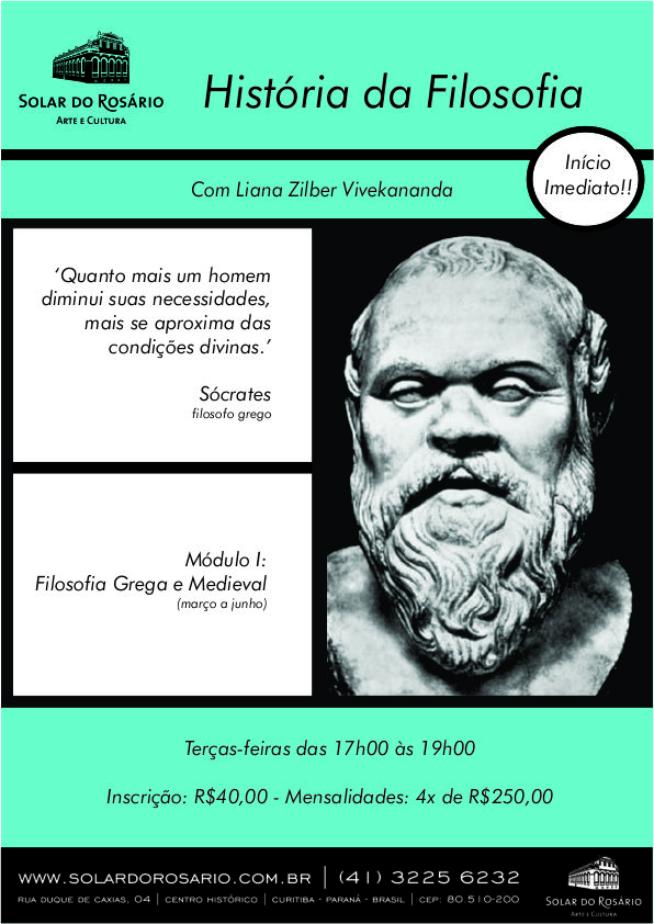 Curso: Sobre a Filosofia Grega e Medieval