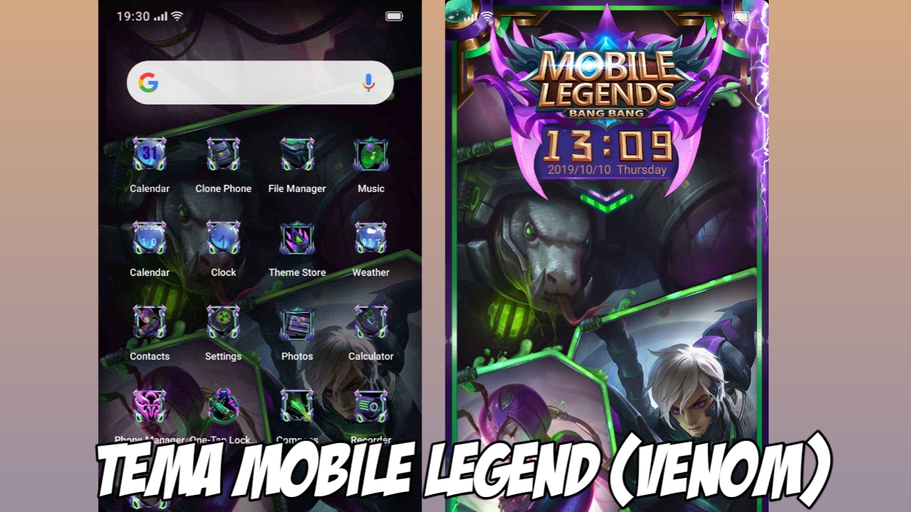 Tema Mobile Legend Keren Realme dan OPPO