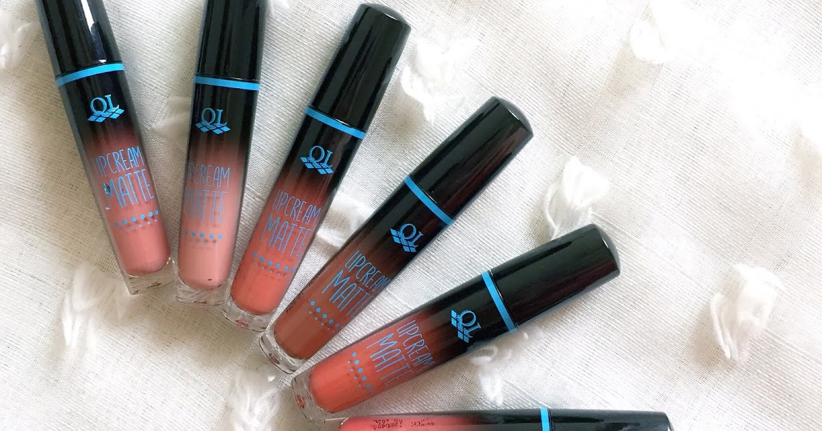 Saski Nestya: REVIEW - Lipcream Matte & Eyebrow Cream QL Cosmetic