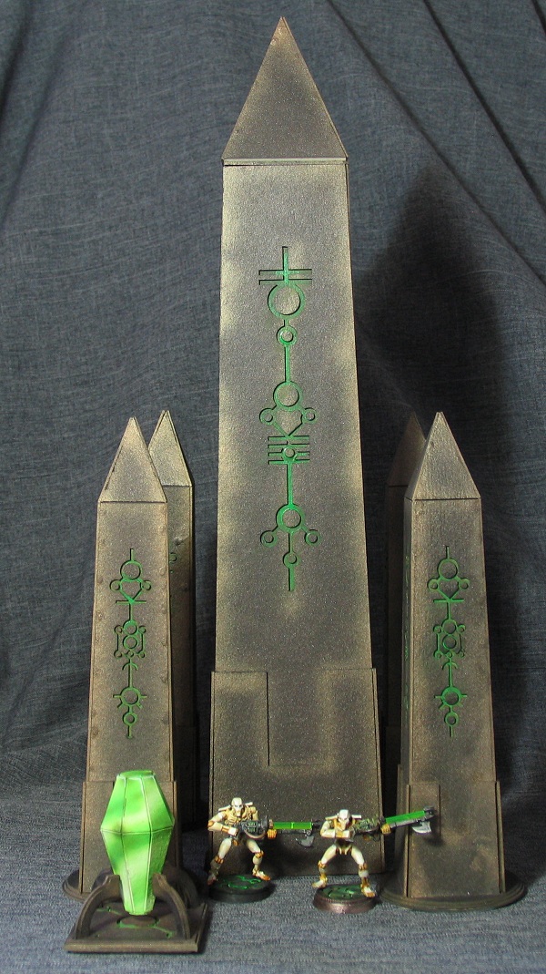 Leave no mini unpainted: Necron Apocalypse Obelisk