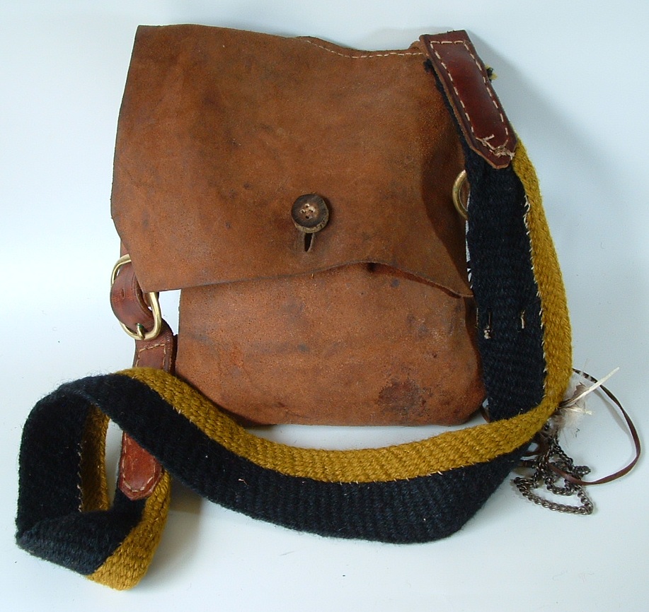 A Woodsrunner's Diary: Original Shot Pouch & Horn.