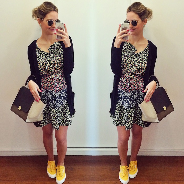 Oficina Chic: Look + Tênis Colorido