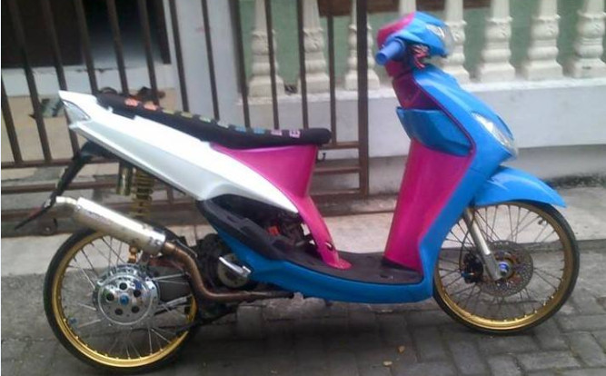 Modifikasi Yamaha Mio Street Racing | modif kontes | kumpulan gambar ...