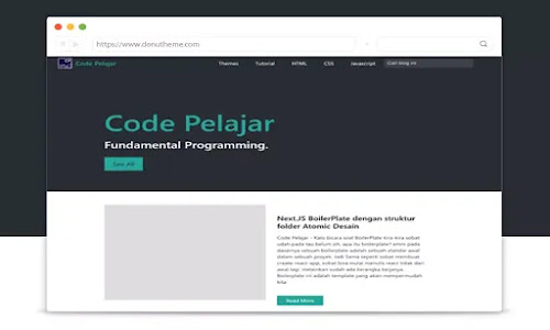 Code Pelajar Blogger Template