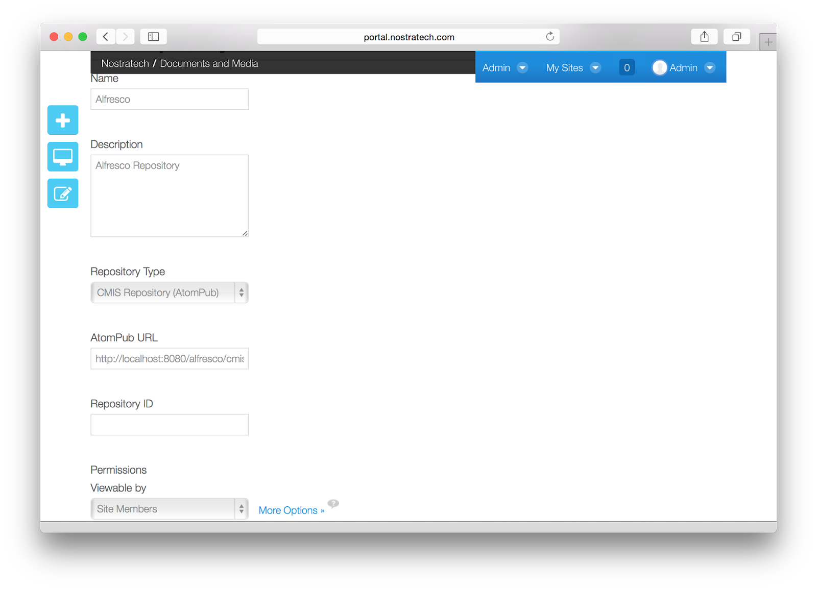 Nostra Technology: Accessing Alfresco Repository Through Liferay ...