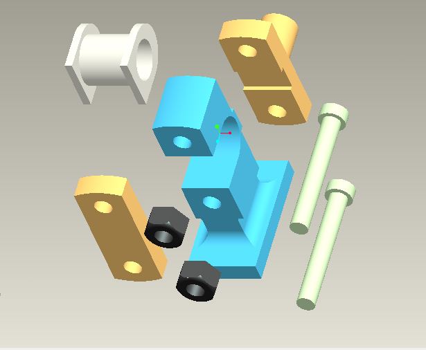 Pro Design Models - PDM: Assembly Design - Cross Head Assembly
