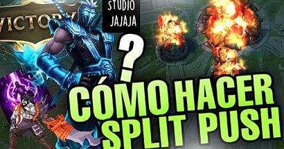 Cómo hacer split push en League of Legends