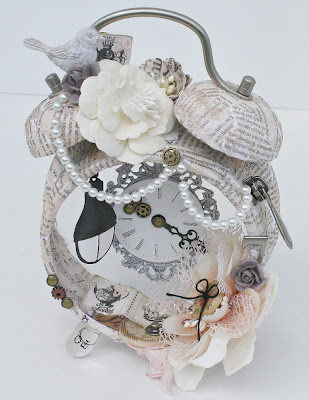 Msliberty Creations: Ingvild Bolme Shabby Chic Altered Clock and ...