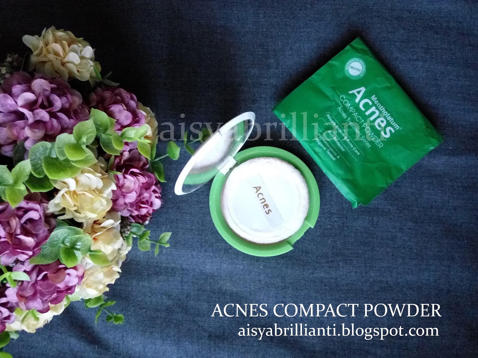 REVIEW BEDAK, ACNES COMPACT POWDER LOVELY PINK - Aisya's Note