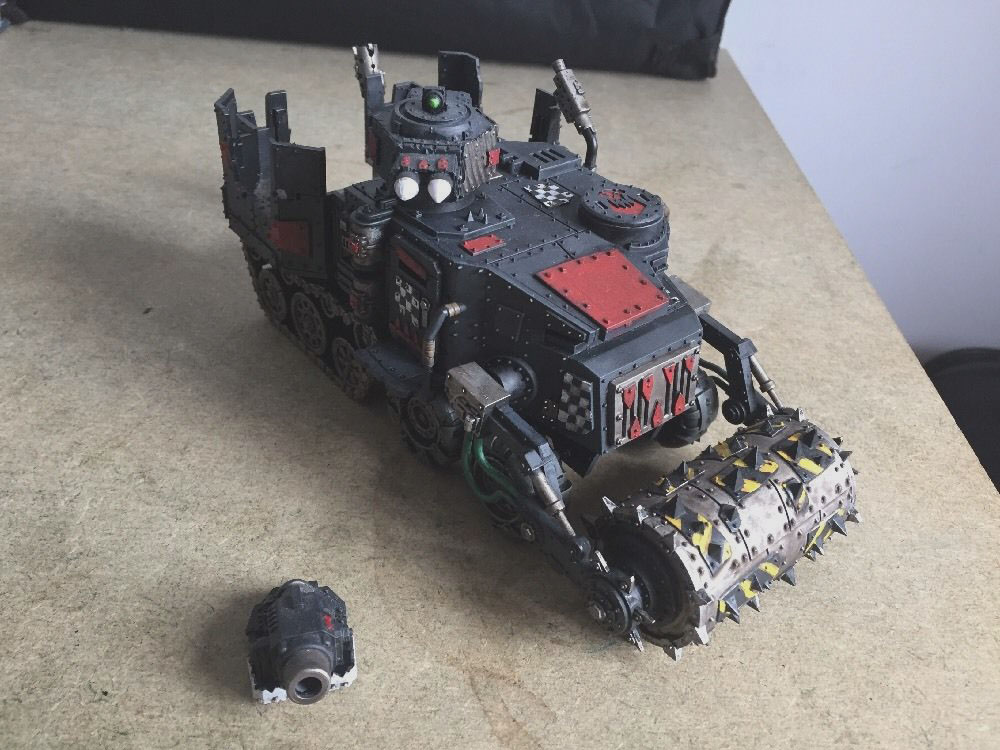Crucium Giger's Miniatures Blog: Warhammer 40K: Goff Battlewagon ready ...